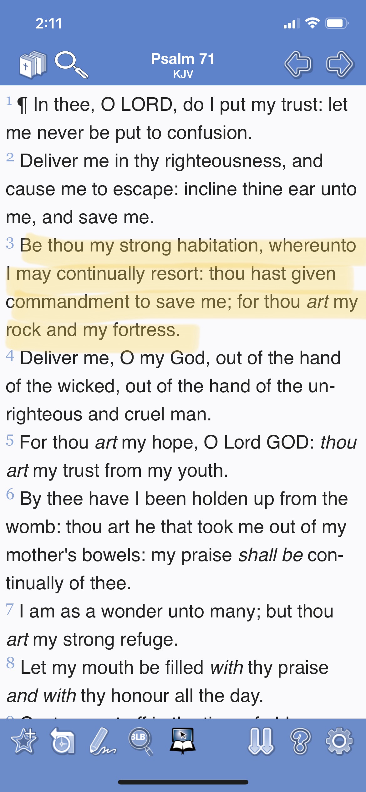 Using the Blue Letter Bible App to Look Up Words