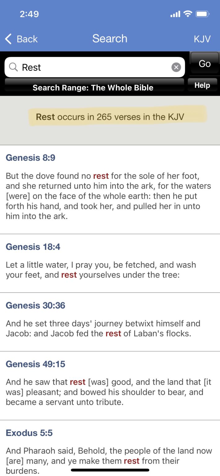 Using the Blue Letter Bible App to Study a Bible Word