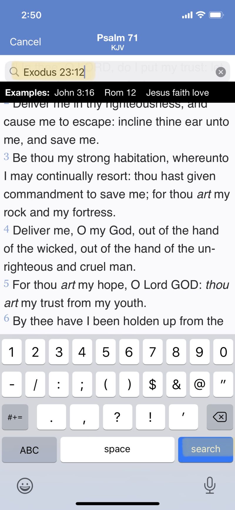 Using the Blue Letter Bible App to Study a Bible Word